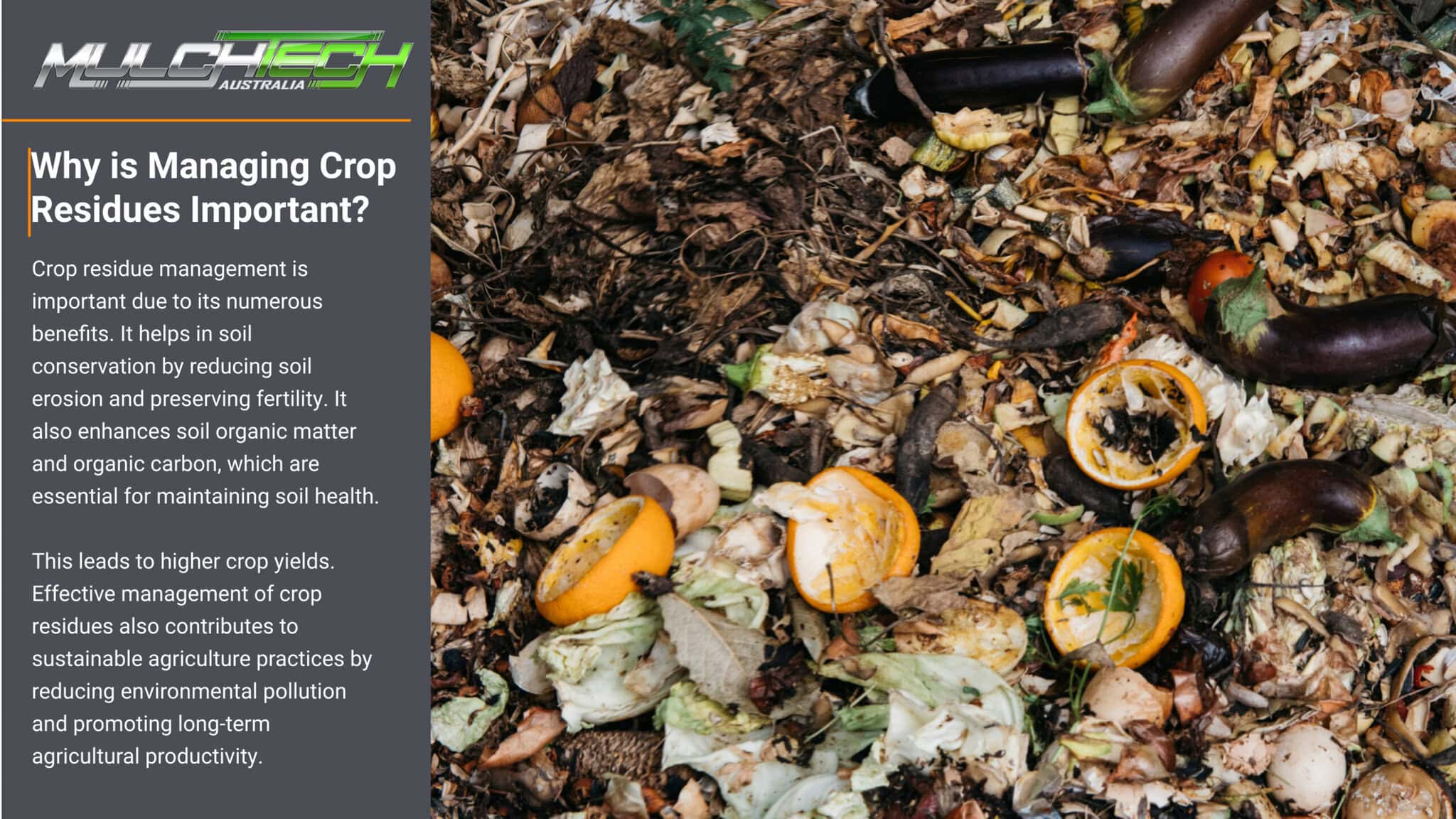 Managing Crop Residues | Mulchtech - Mulchers | 0439 666 535 | Crop ...