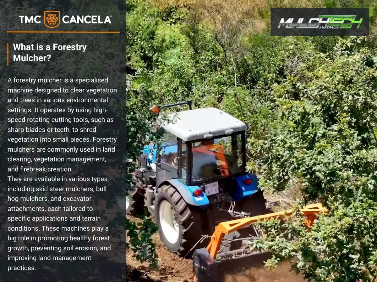 Forestry Mulcher | Mulchtech - Mulchers | 0439 666 535 | Brush Cutter ...